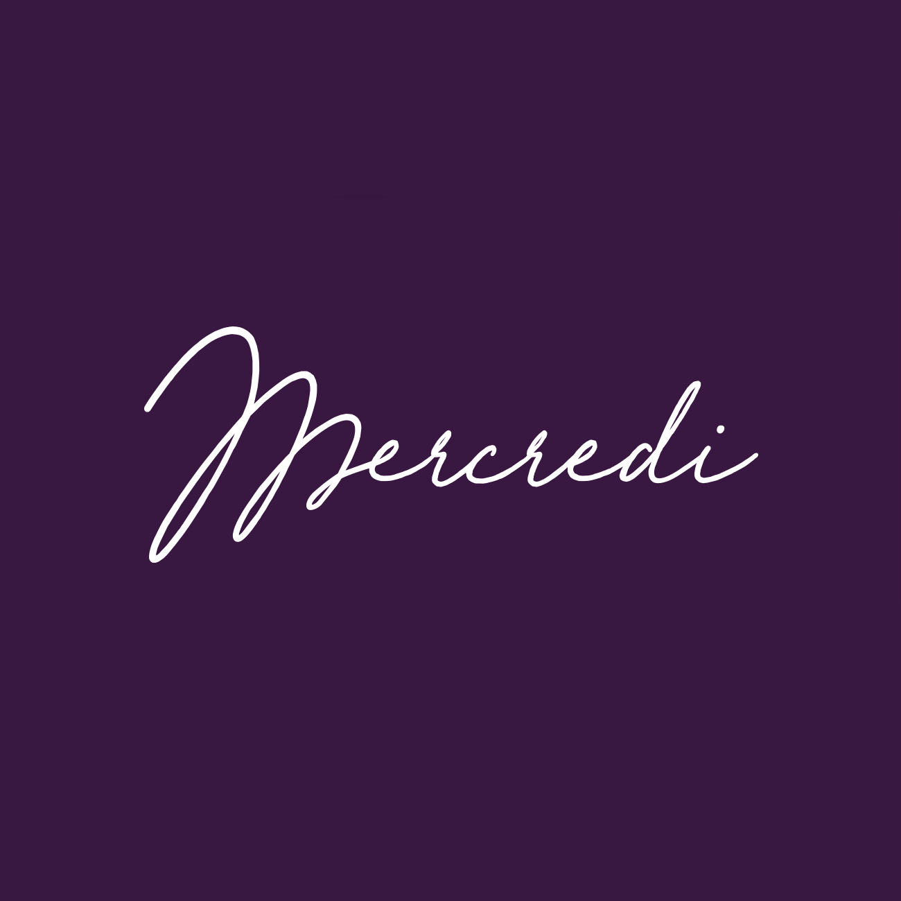 Logo pour mercredi, biscuiterie et salon de thé à lyon